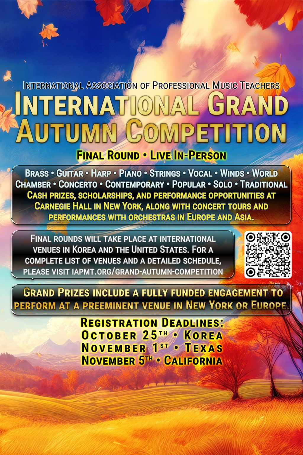 Grand Autumn Competition – IAPMT